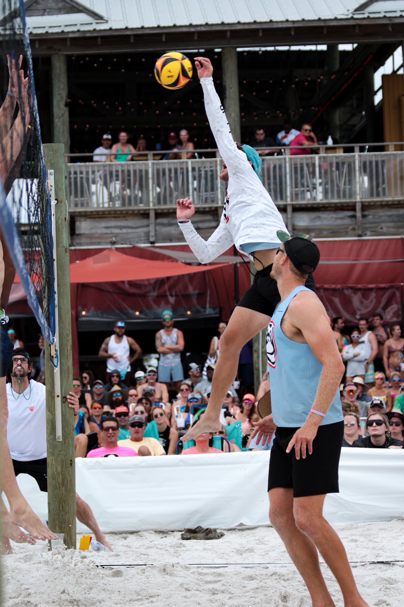 Fuds, and the beach volleyball intersection of where we're from, and ...