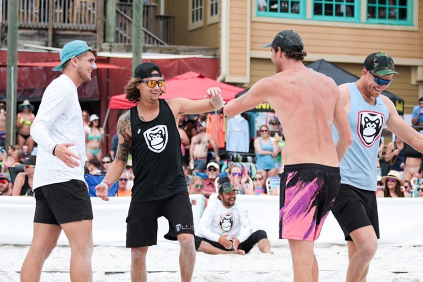 Fuds, and the beach volleyball intersection of where we're from, and ...