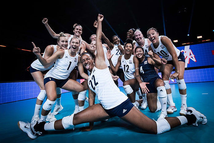 USA women sweep Turkey, play Brazil in VNL championship