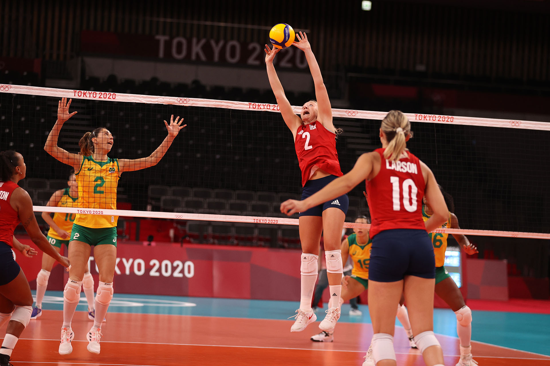 The best photos as USA women win Tokyo Olympics volleyball gold, Serbia ...