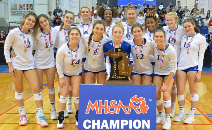 Mayssa Cook of Marian in Bloomfield, Michigan, is VBM's national HS ...