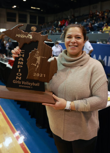 Mayssa Cook of Marian in Bloomfield, Michigan, is VBM's national HS ...