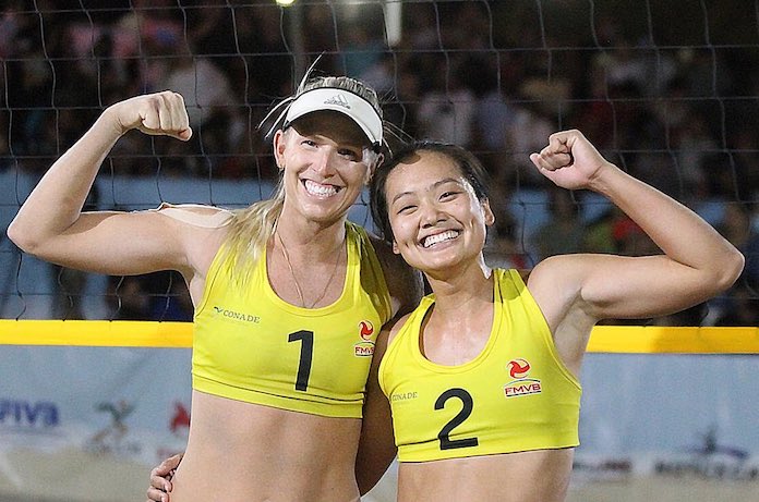 Cory-Kolinske, Leary-Kan win NORCECA beach volleyball gold in Mexico ...