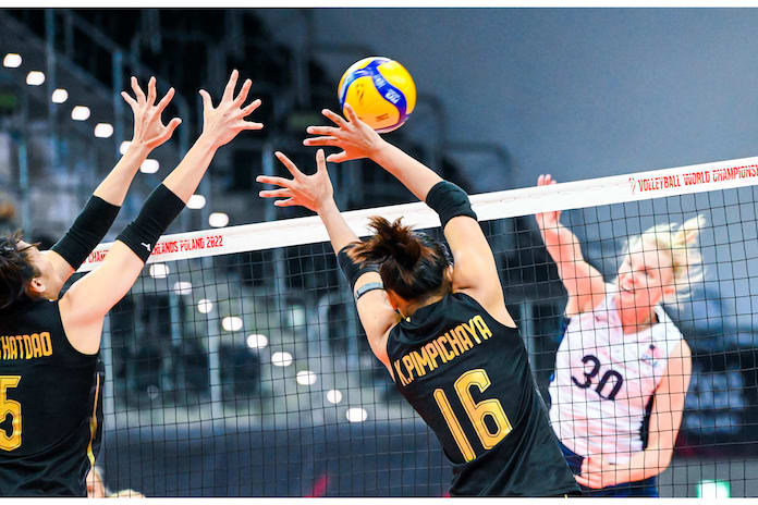 USA women pull reverse sweep against Thailand in FIVB Worlds ...