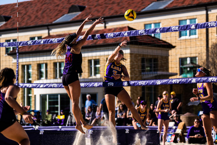 NCAA beach volleyball gallery including USC, UCLA, Long Beach, TCU, LSU ...